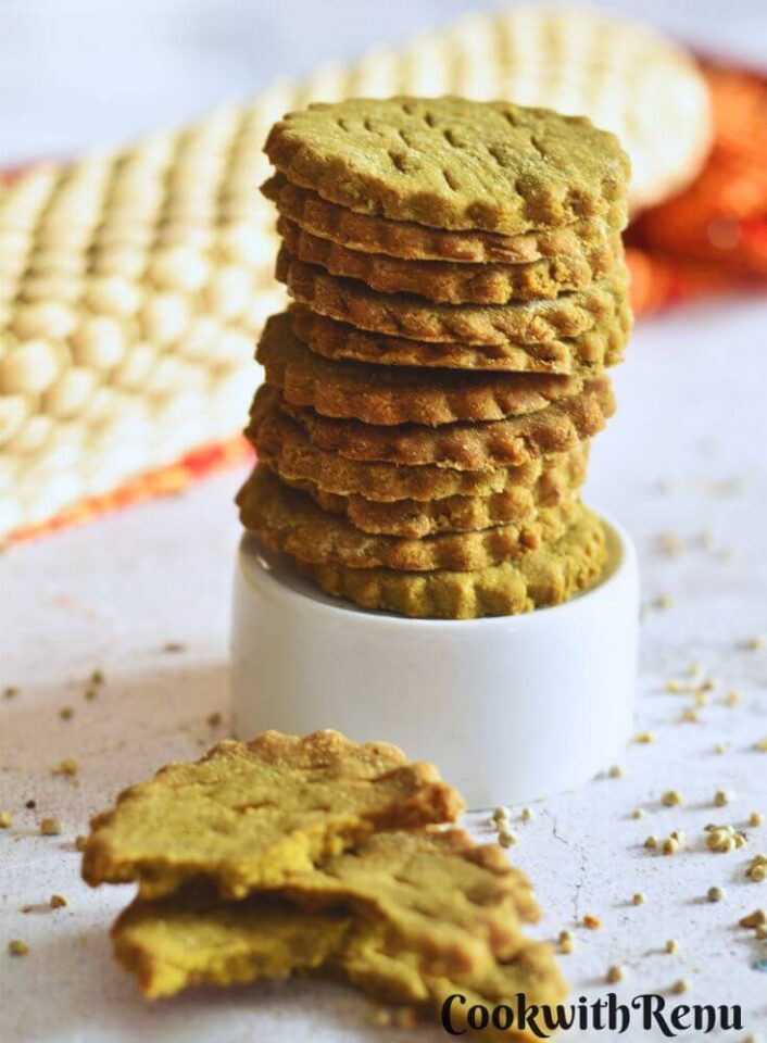 Baked Bajra Matri (Vegan & Gluten-Free) - Cook With Renu