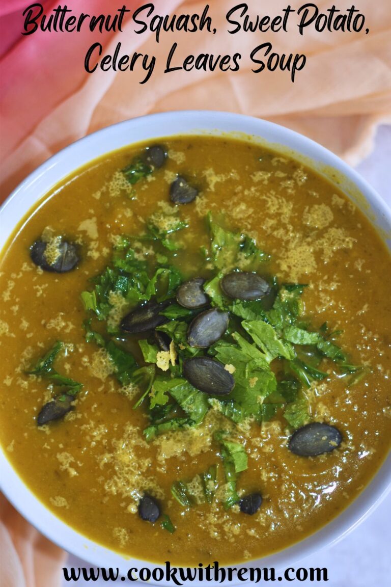 Roasted Butternut Squash, Sweet Potato, Broccoli, and Celery Leaves ...