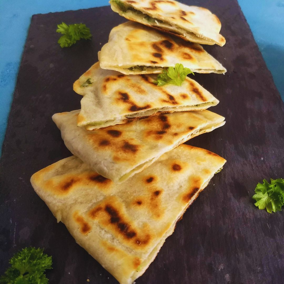 Afghani Bolani - Cook With Renu