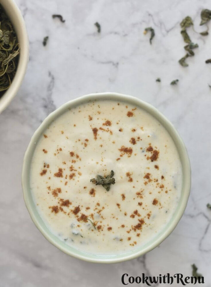 Bathua Raita - Cook With Renu