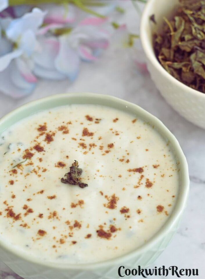 Bathua Raita - Cook With Renu