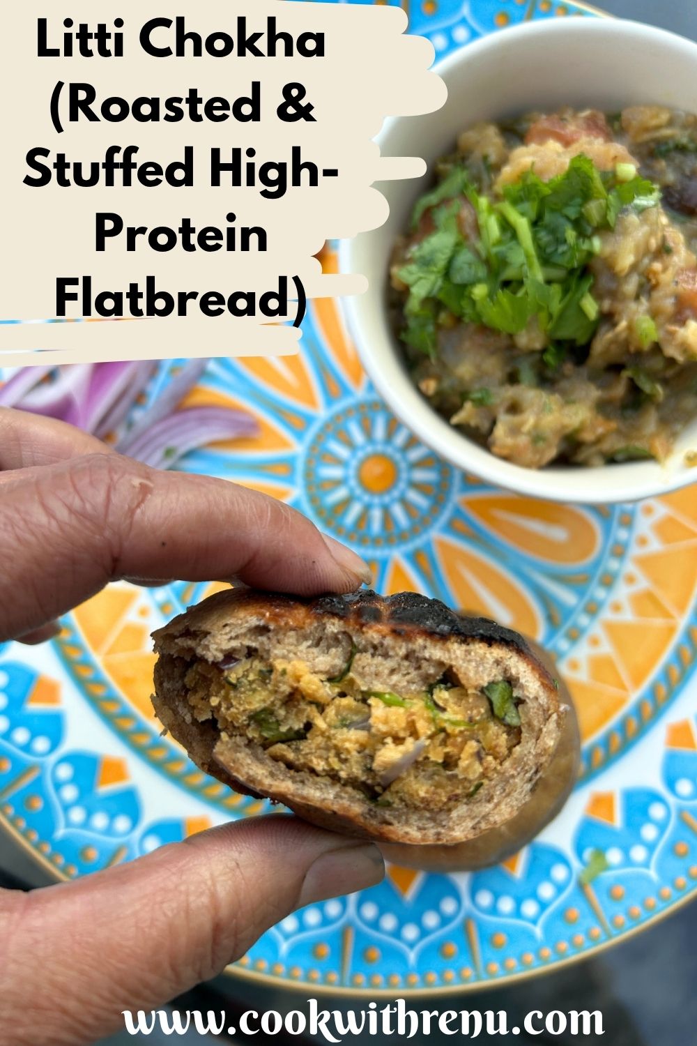 Litti Chokha #BreadBakers - Cook With Renu