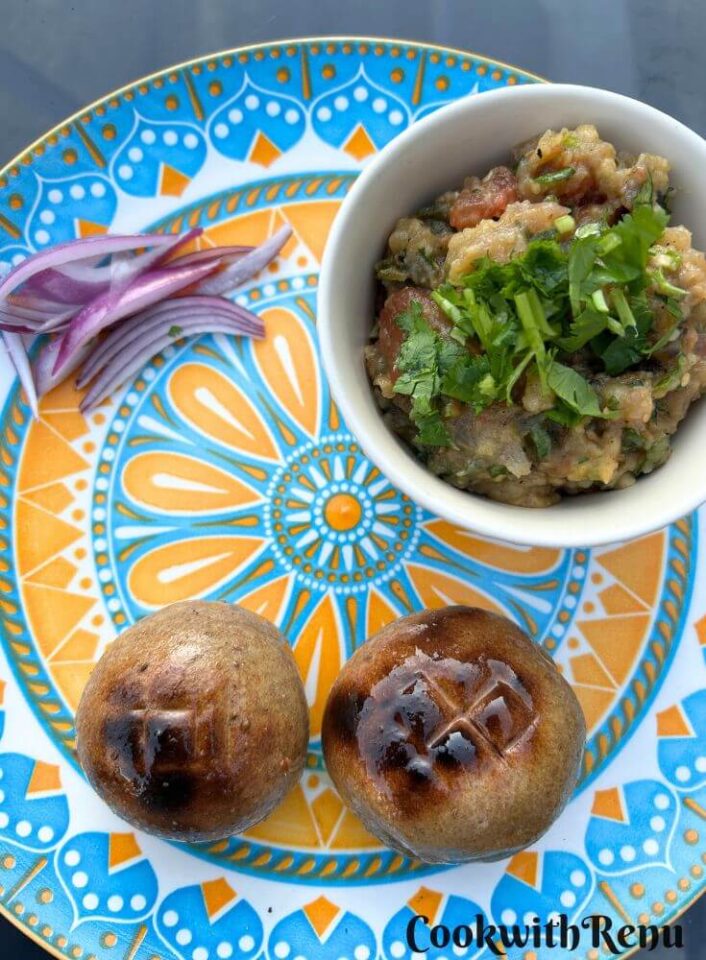 Litti Chokha #BreadBakers - Cook With Renu